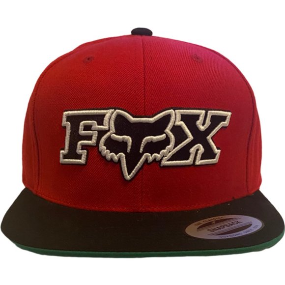 Fox | Accessories | Fox Bullpen Snapback Hat Redblack Adjustable | Poshmark